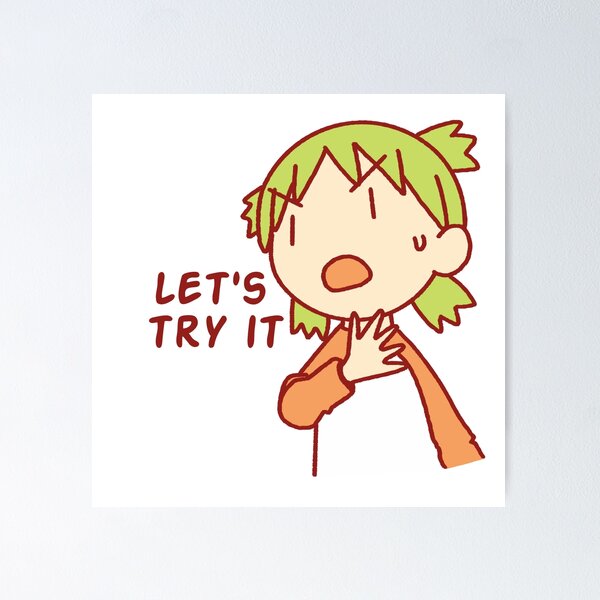 "Yotsuba - Let's Try It" Poster for Sale by ayamecr8tion | Redbubble