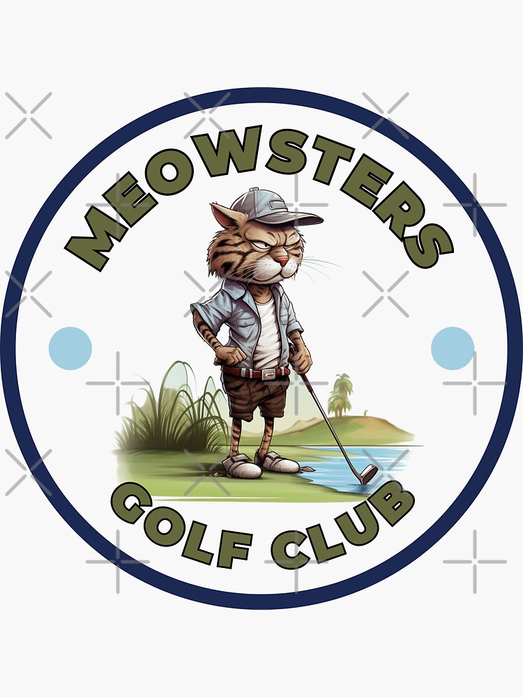"Golfing cat, fore golf, no golf no life, golf enthusiast, golf ...