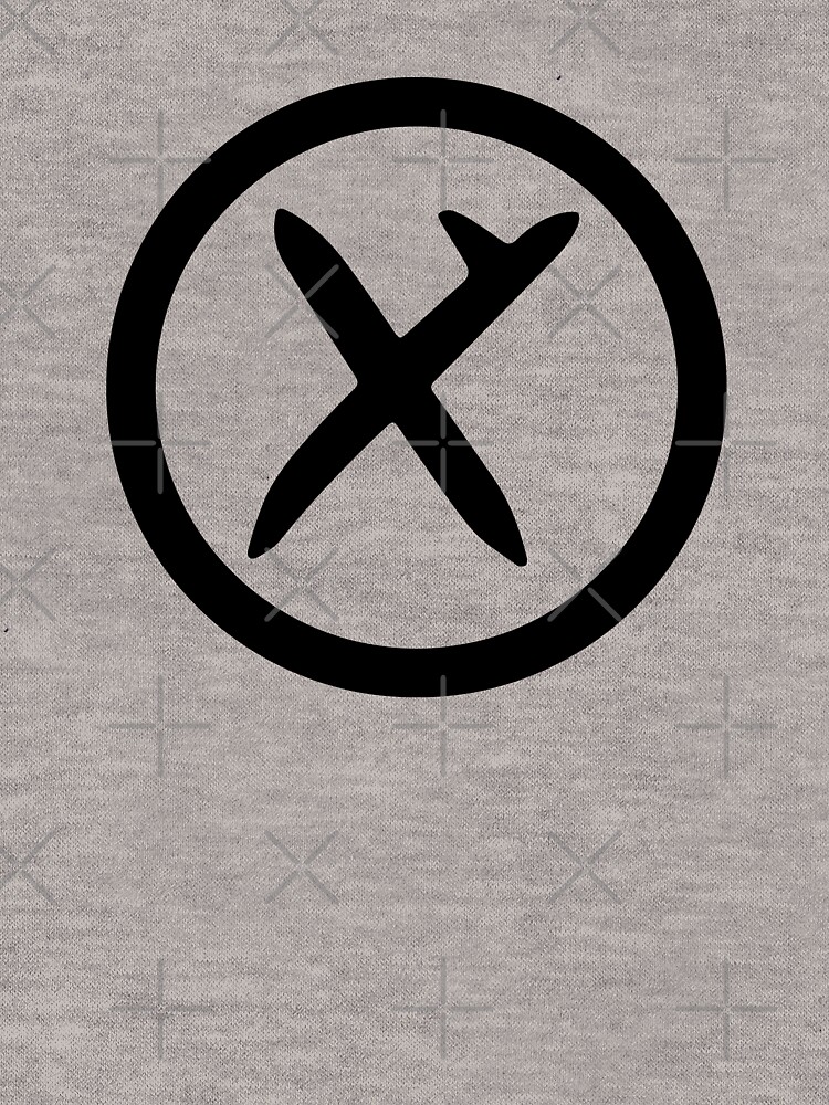 "Hooked Cross (in black)" Lightweight Hoodie by ANGELSONLY | Redbubble