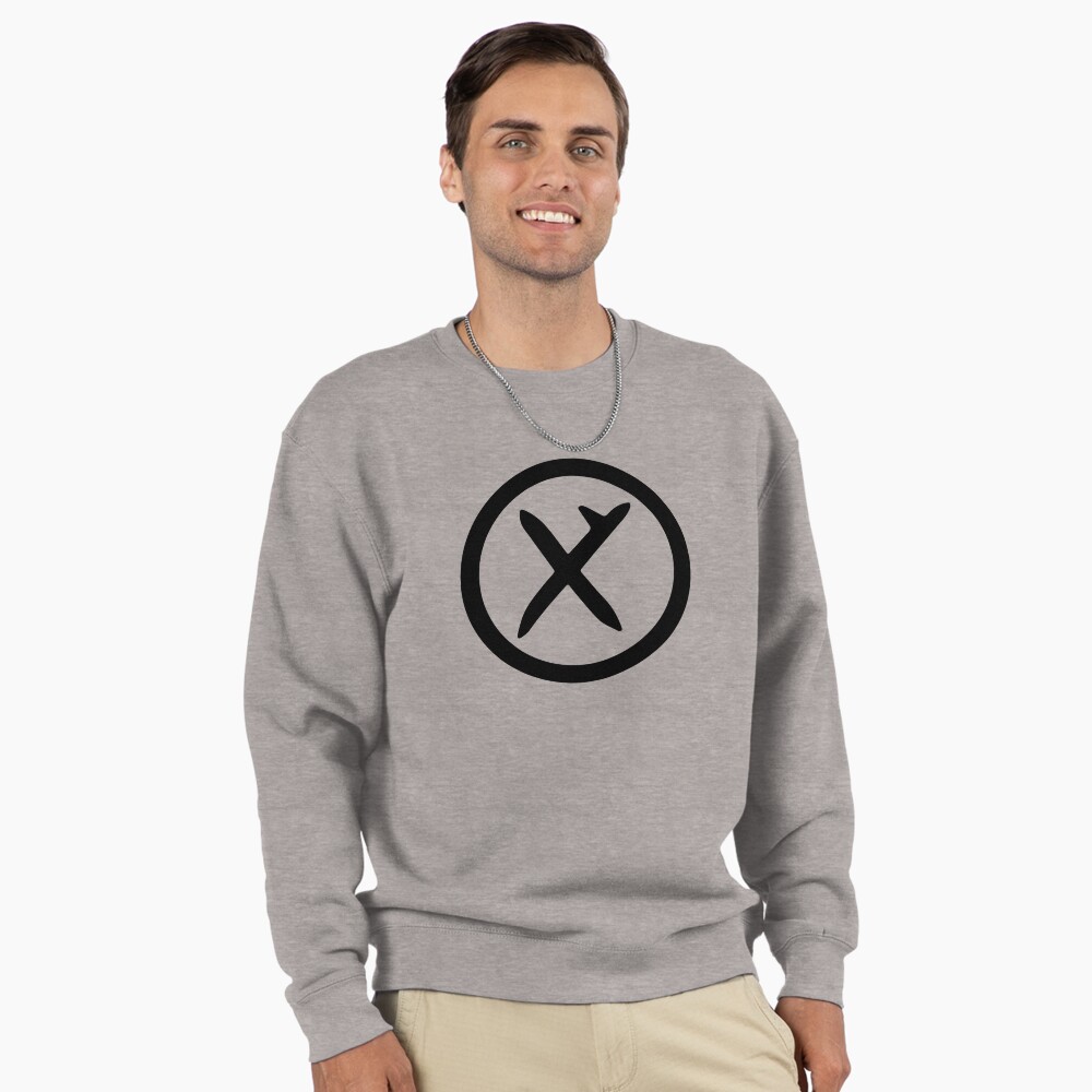 "Hooked Cross (in black)" Sticker for Sale by ANGELSONLY | Redbubble