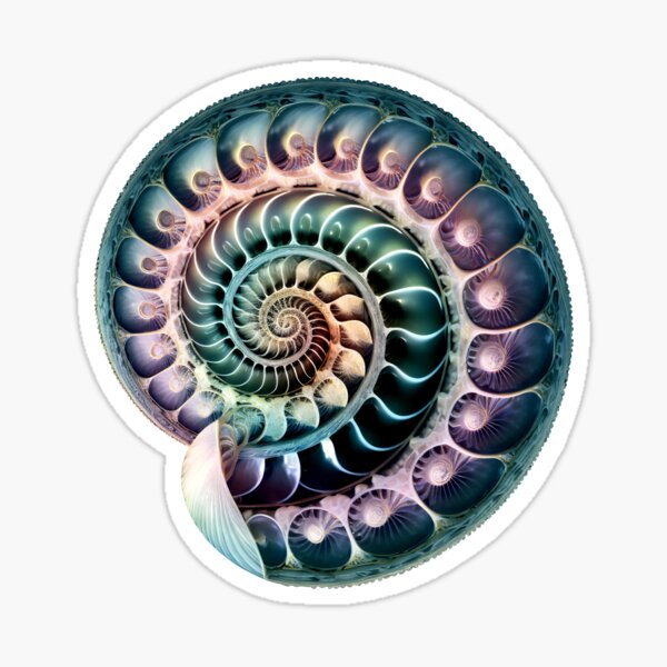 "Fibonacci, spiral, sea shell, nautilus, snail, phi, symbol, golden ...