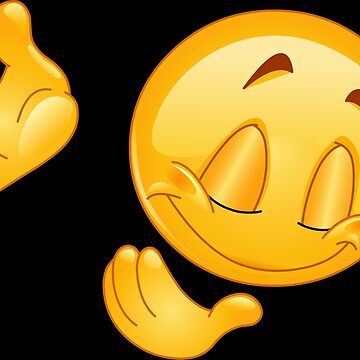 "Bowing Down Emoticon" Sticker for Sale by yayayoy | Redbubble