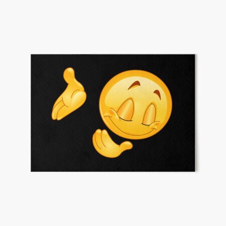 "Bowing Down Emoticon" Art Board Print for Sale by Yael Weiss | Redbubble