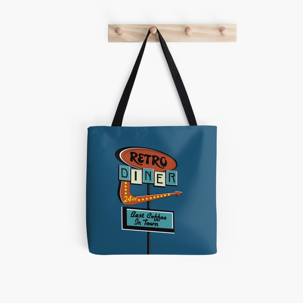 "Retro Diner Sign" Sticker for Sale by juliewab | Redbubble