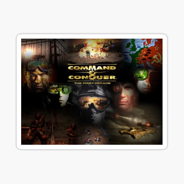 "Command and Conquer - The First Decade" Sticker for Sale by ...