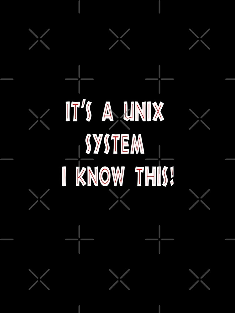 "It's A Unix System I Know This! Jurassic Park Quote" iPhone Case for ...