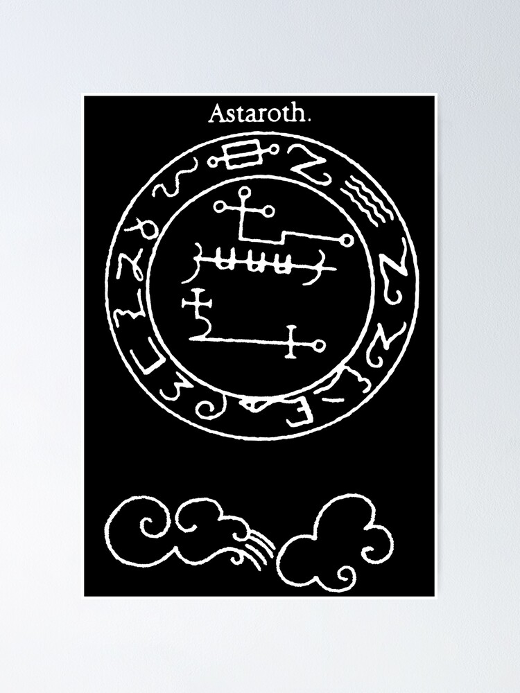 "Astaroth Sigil" Poster for Sale by Michael Stewart | Redbubble