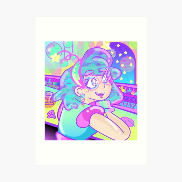 "Technicolor Space Bar " Art Print by fairyspace | Redbubble