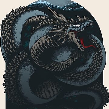 "Jormungandr" Poster for Sale by Fadramd S | Redbubble
