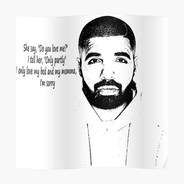 "Drake God's Plan" Poster by BobbyWong | Redbubble