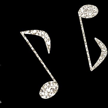"Sparkly Music Notes " Sticker for Sale by cnekjmay77 | Redbubble