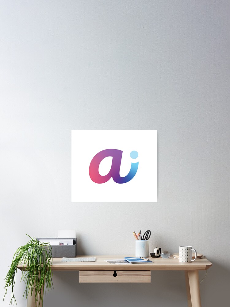 "AI Logo" Poster for Sale by SquishyKitkat | Redbubble