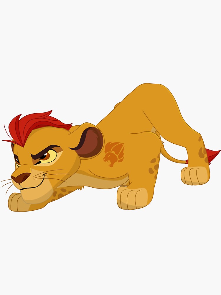 "Kion Lion Guard" Sticker for Sale by Existentialishh | Redbubble