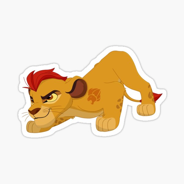 "Kion Lion Guard" Sticker for Sale by Existentialishh | Redbubble