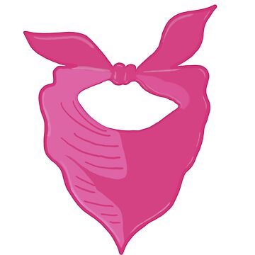 "Dark pink bandana cowgirl" Sticker for Sale by retrorangerr | Redbubble