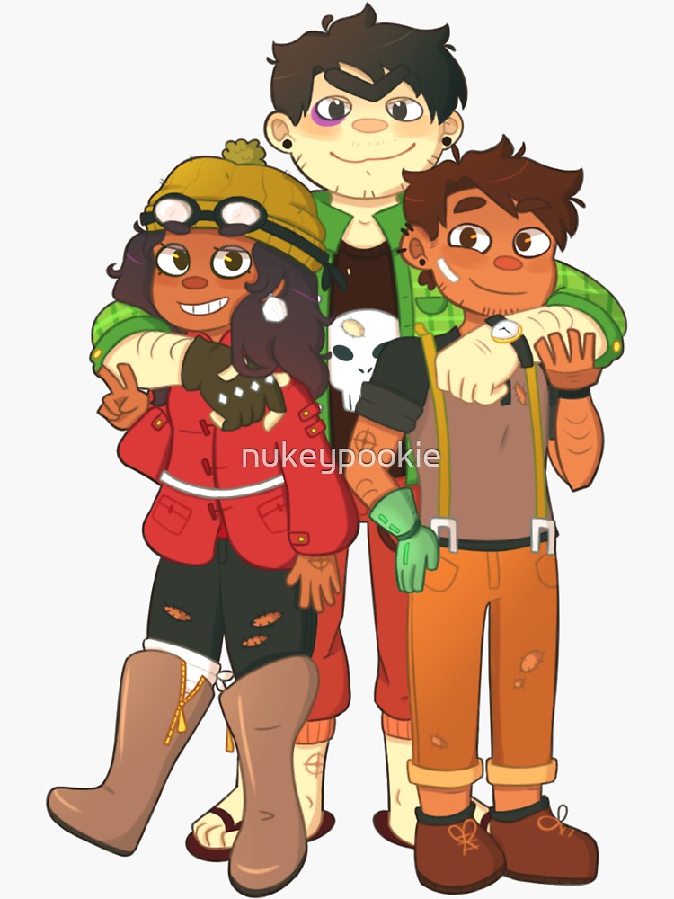 "MCSM Olivia Axel Jesse" Sticker for Sale by nukeypookie | Redbubble