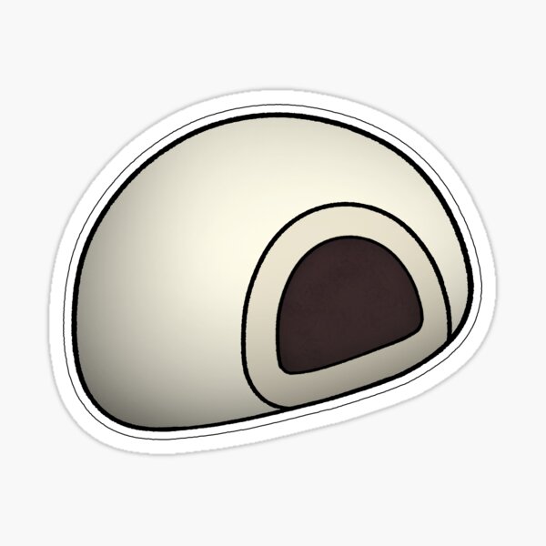 "Red Bean Mochi Sticker" Sticker for Sale by flawlessstriker | Redbubble
