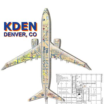 "B737 KDEN (Denver International Airport) with VFR and Taxi Chart ...