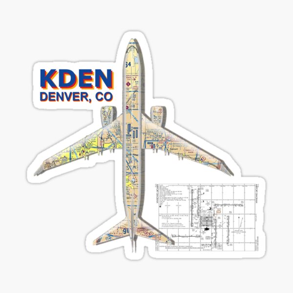 "B737 KDEN (Denver International Airport) with VFR and Taxi Chart ...