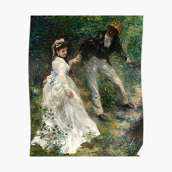 "Pierre Auguste Renoir la Promenade Impressionist French Artist" Poster ...