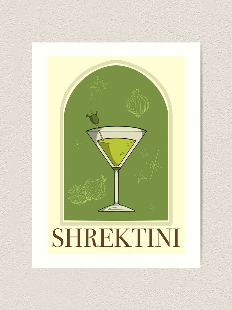 "Shrek Themed vintage cocktail poster" Art Print for Sale by sosokeke ...