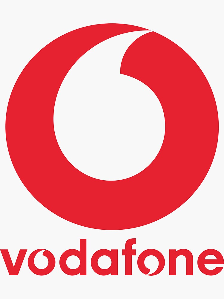 "Vodafone" Sticker by flessy | Redbubble