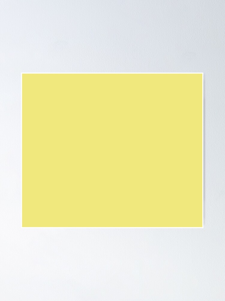 "Bright Limelight Yellow Solid" Poster by coverinlove | Redbubble