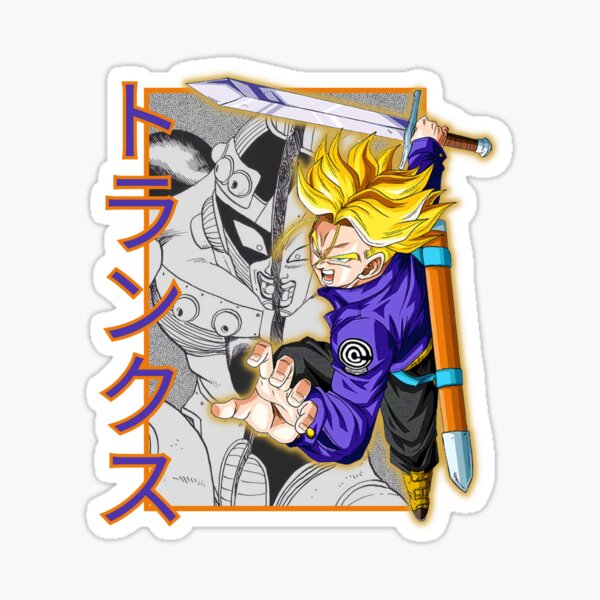 "Anime power manga shonen warrior" Sticker for Sale by mika89moon ...