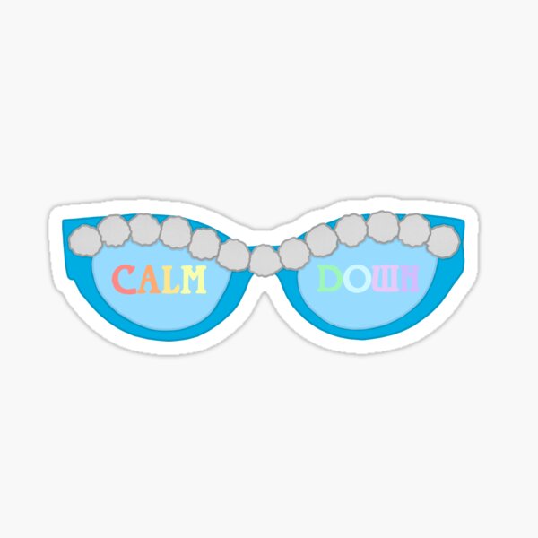 "Taylor Swift YNTCD “calm down”" Sticker for Sale by avruss | Redbubble