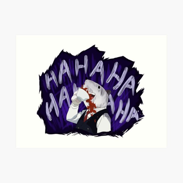 "Principal Nezu Laughing" Art Print by Kapitan515 | Redbubble