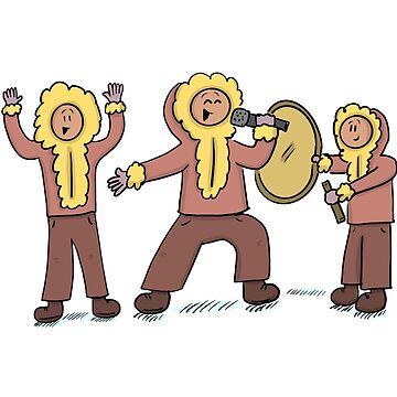 "Joyful Inuit Song and Dance" Sticker for Sale by blue-planet-art ...
