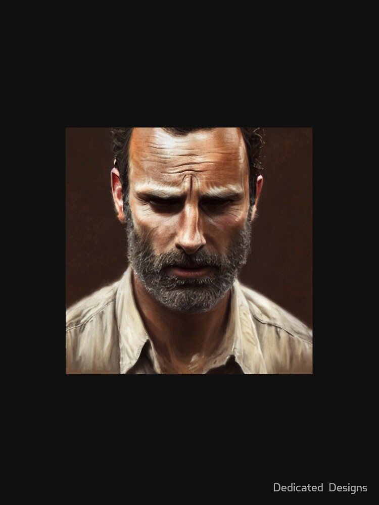 "AI Rick Grimes Rizz Face" Essential T-Shirt for Sale by michaeln22w ...