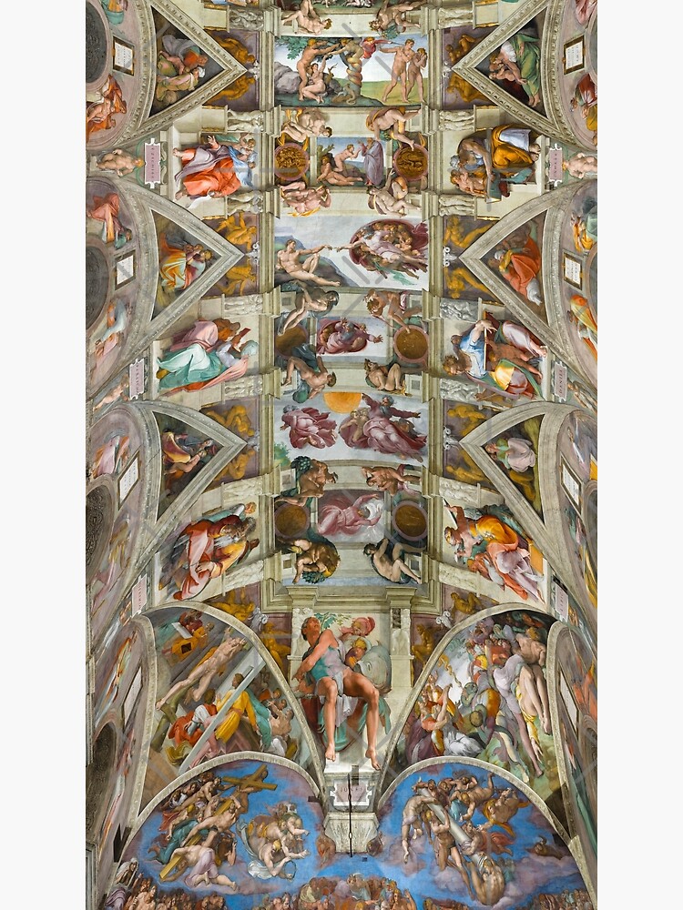 "Michelangelo - The Sistine Chapel " Poster for Sale by lefterisbetsis ...