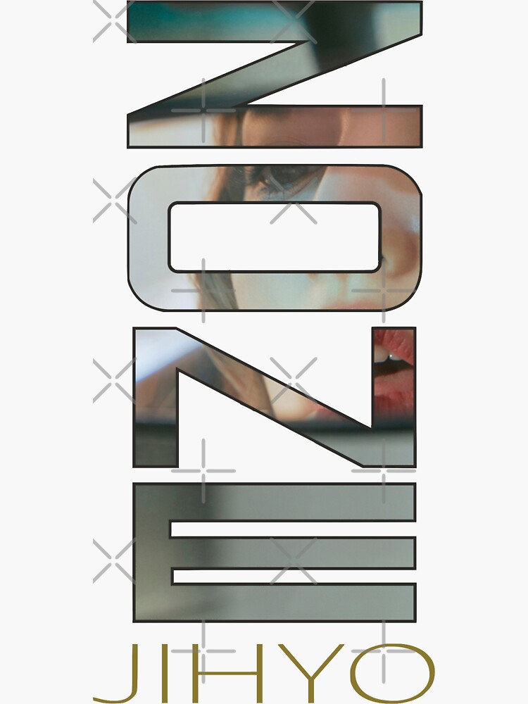 "Jihyo ZONE (kpop)" Sticker for Sale by monkeybananas | Redbubble