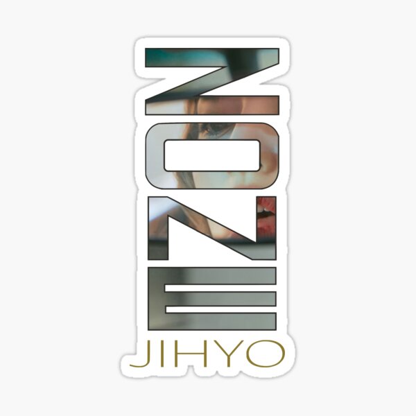 "Jihyo ZONE (kpop)" Sticker for Sale by monkeybananas | Redbubble