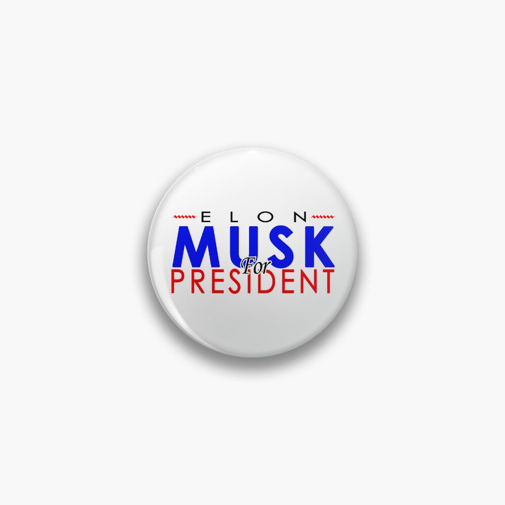 "Elon Musk 4 President" Sticker for Sale by NotoriousLine | Redbubble