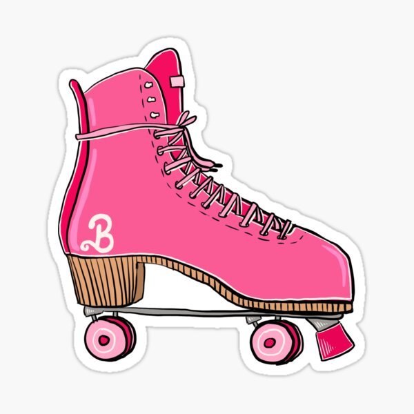 Barbie Rollerskate Sticker For Sale By Shaun Gruber Redbubble