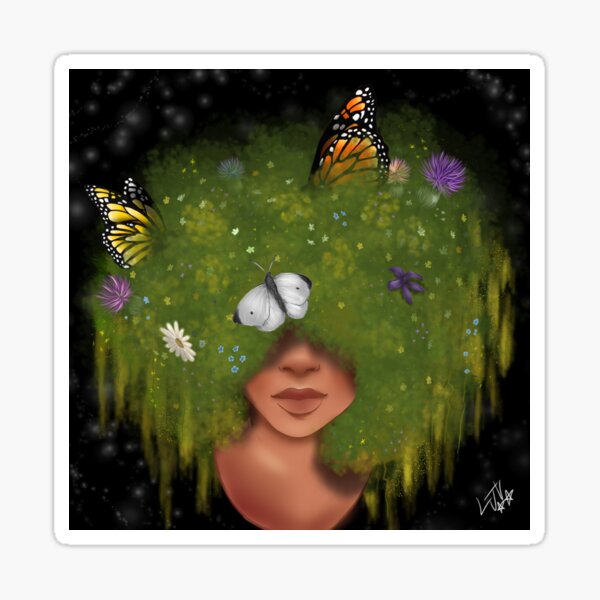 "Swamp queen " Sticker for Sale by L-J-V | Redbubble