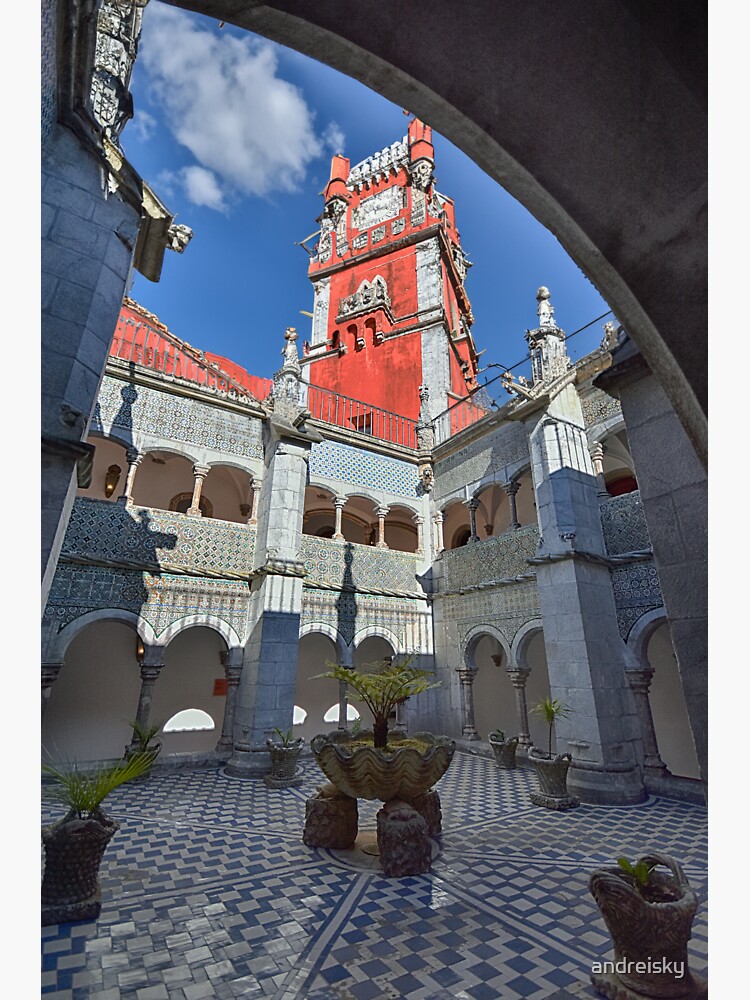"At Pena Palace" Sticker for Sale by andreisky | Redbubble