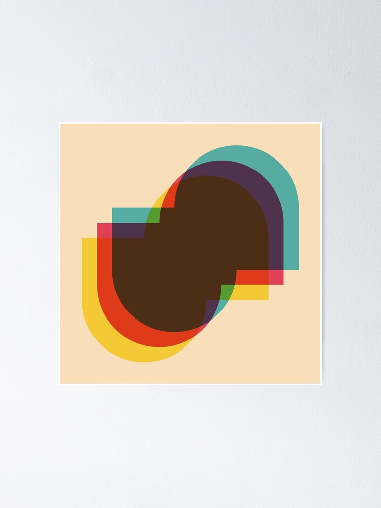 ""70s style Geometry" - Fine Vintage Geometric Art Collection for fine ...