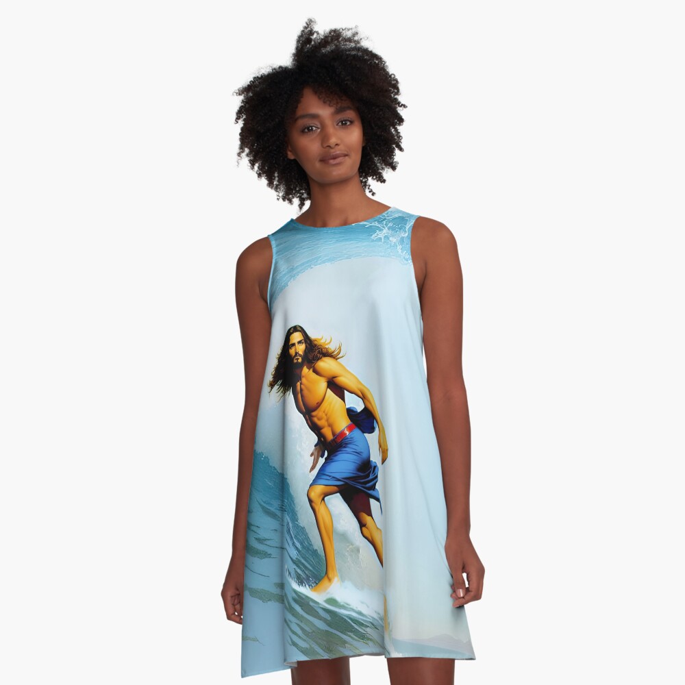 "Surfer Jesus" Art Board Print for Sale by WeedLoveJesus | Redbubble