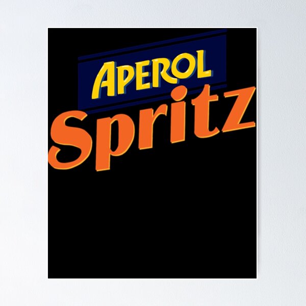 "Aperol Spritz logo" Poster for Sale by EtienneCohen | Redbubble