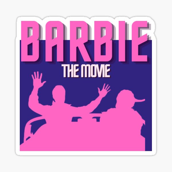 "Barbie the Action Movie" Sticker for Sale by Chelsea Seashell | Redbubble