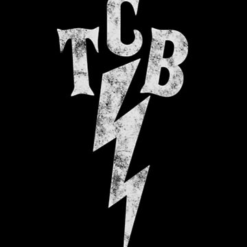 "Elvis TCB lucky" Sticker by VoletaArpin | Redbubble