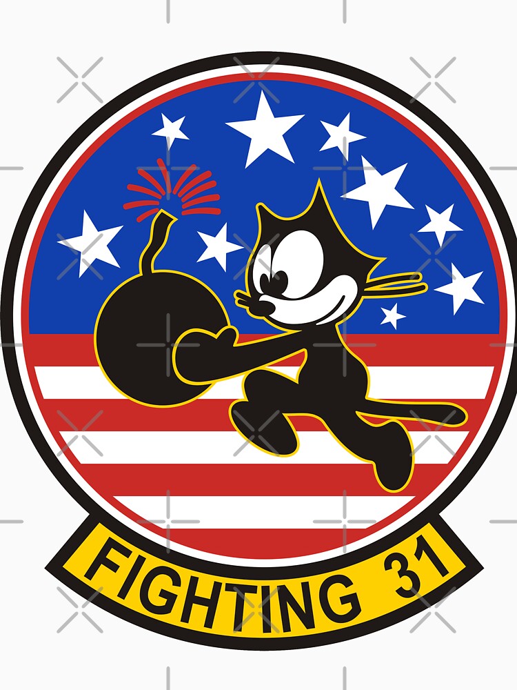 "Tomcat VF-31 Tomcatters" T-shirt for Sale by MBK13 | Redbubble ...