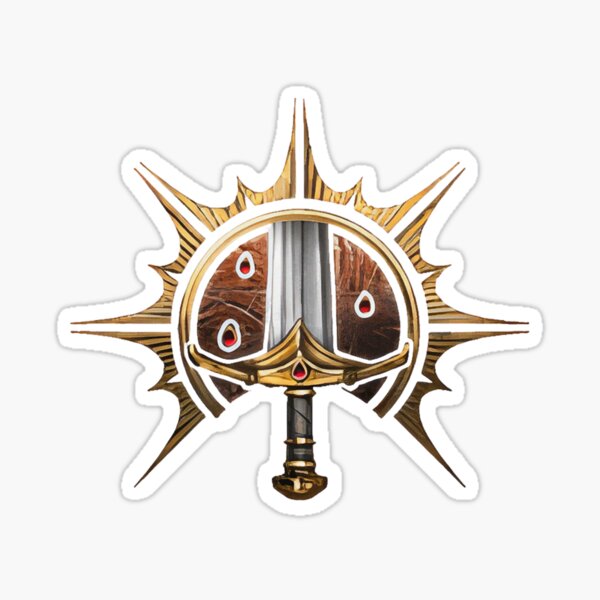 "BG 3 - Fighter" Sticker for Sale by ayzlee | Redbubble