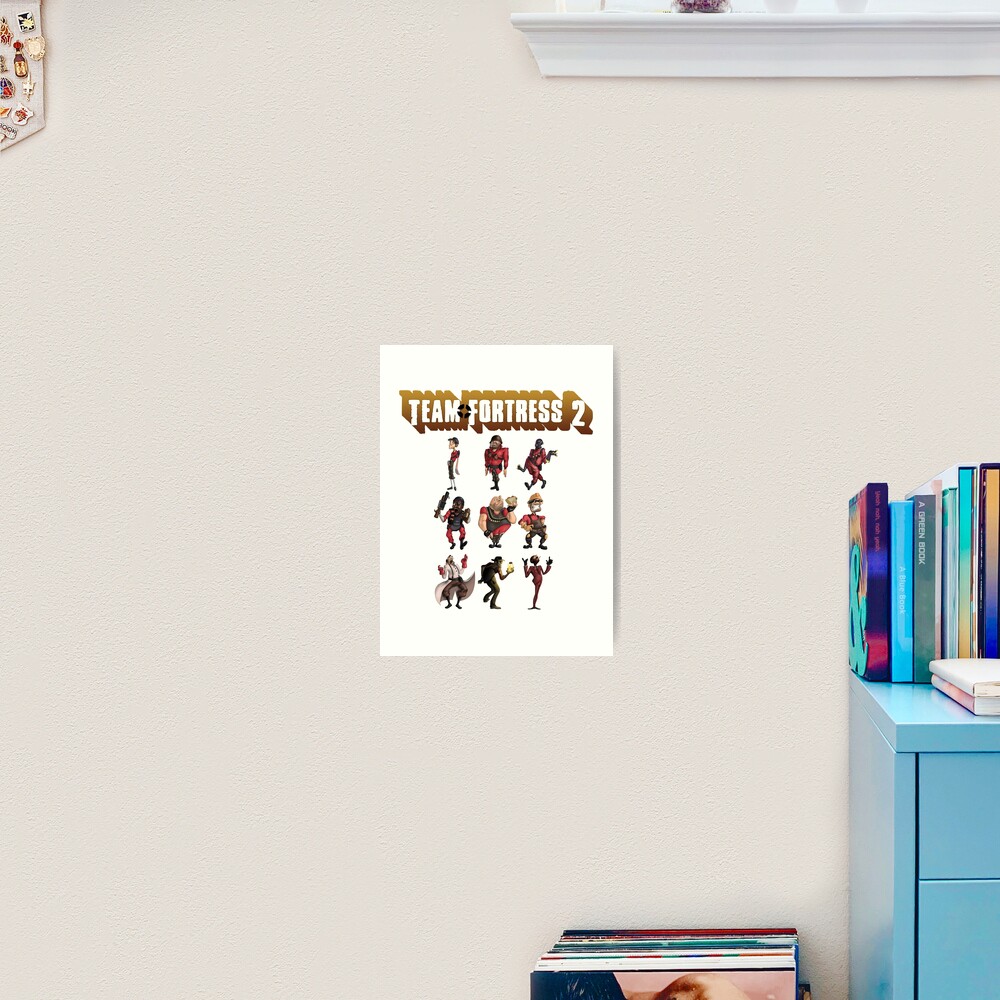 Lámina artística «Team Fortress 2: todos los personajes / clases con ...