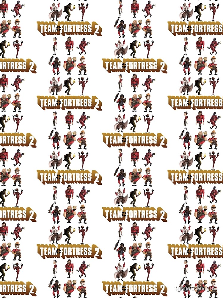 "Team Fortress 2 - All Characters / Classes with TF2 Logo" Leggings by ...