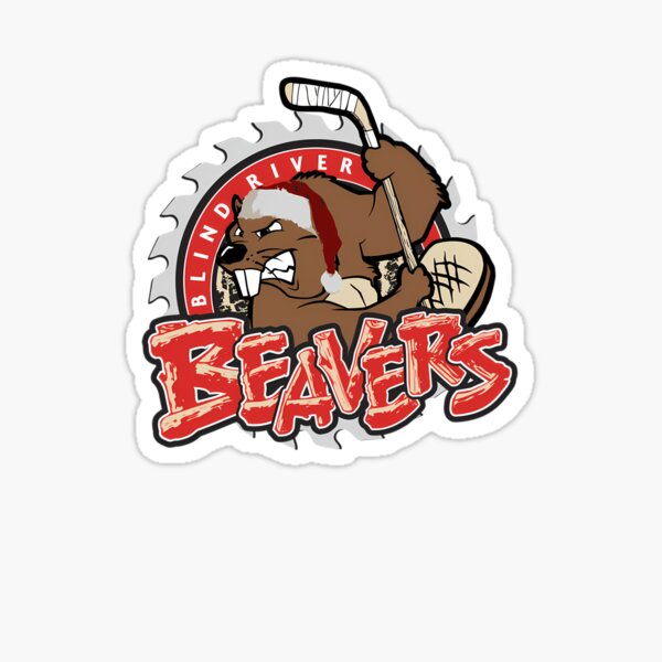"Blind River Beavers " Sticker for Sale by wzzeglmpu4 | Redbubble