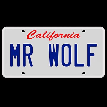 "Mr. Wolf - Pulp Fiction" Sticker for Sale by everything-shop | Redbubble